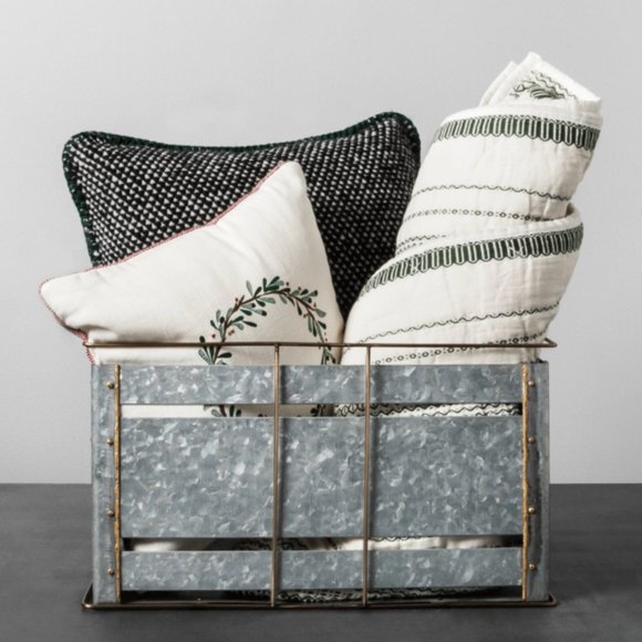 Magnolia | Accents | One Magnolia Metal Storage Bin By Joanna Gaines ...